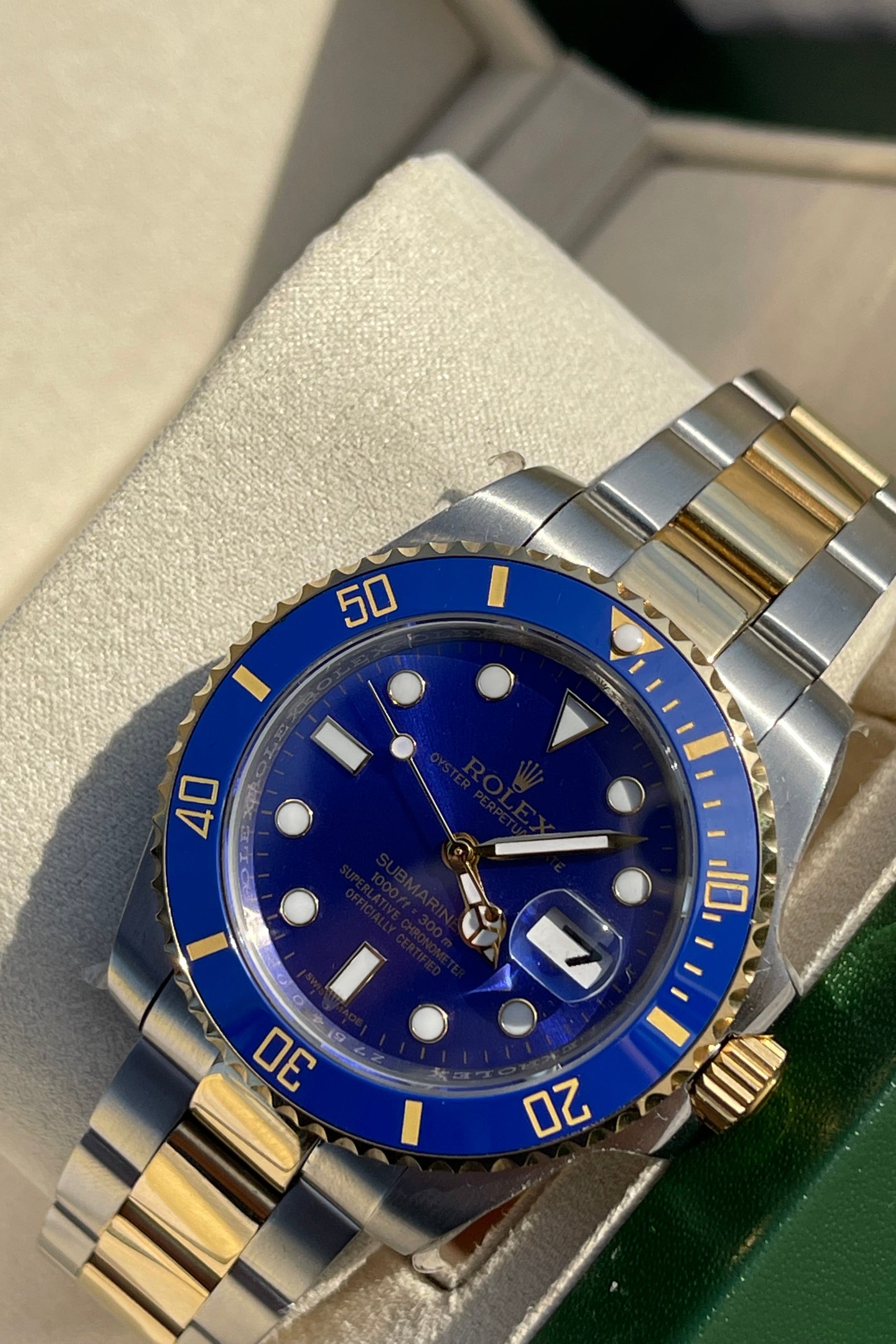ROLEX SUBMARINER AZUL 2 TONOS – Avanza-Reloj
